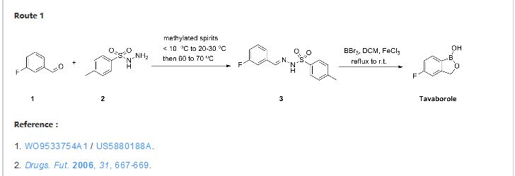 TAVABOROLE, AN 2690, 他伐硼罗 Таваборол تافابورول « New Drug Approvals
