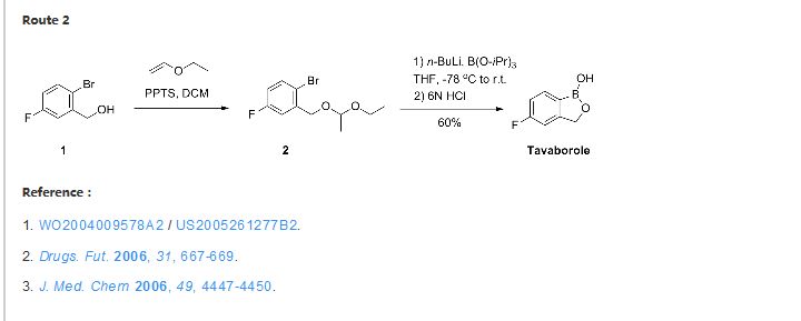 TAVABOROLE, AN 2690, 他伐硼罗 Таваборол تافابورول « New Drug Approvals